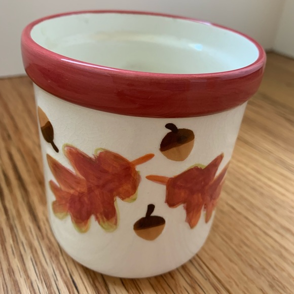 Holiday | Hallmark Fall Ceramic Jarcandle Holder Decorated With Oak ...